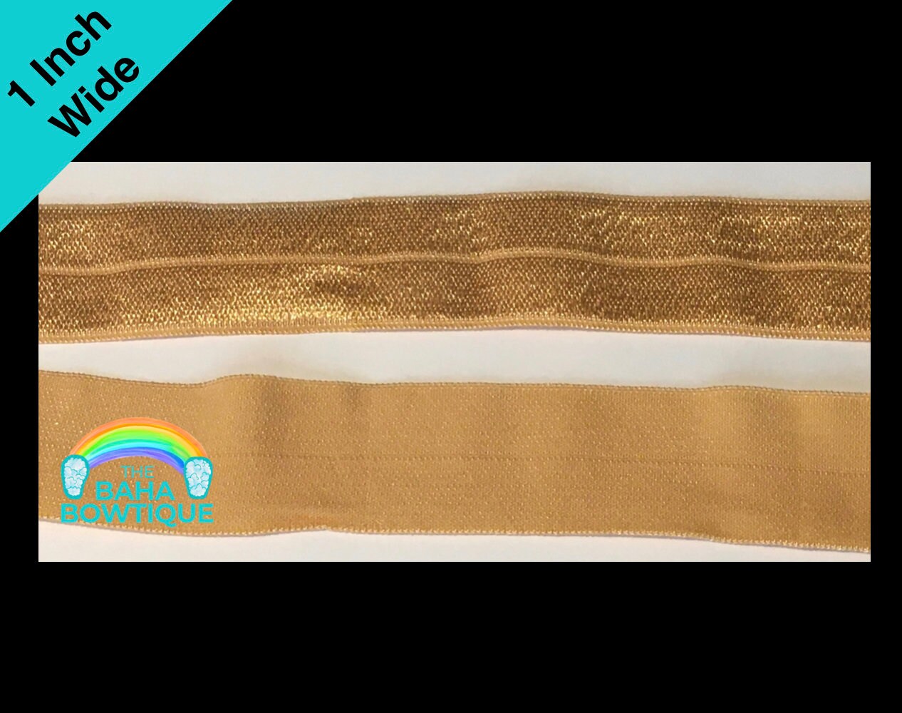 1 Inch Wide Old Gold Solid Color Softband for Baha Ponto | Etsy