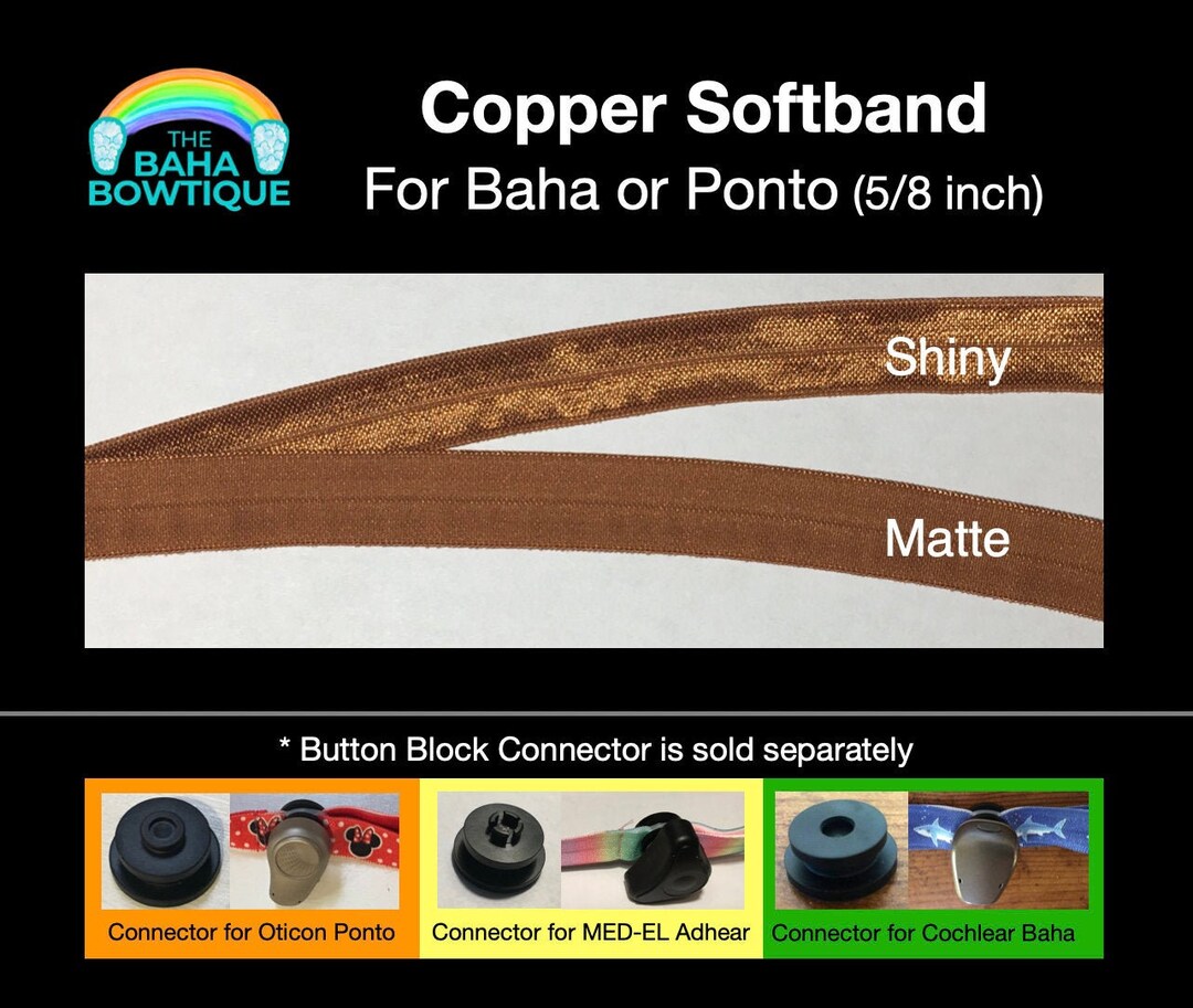 Copper Softband for Baha/ponto/adhear (DIY or Assembled) Hearing Device ...
