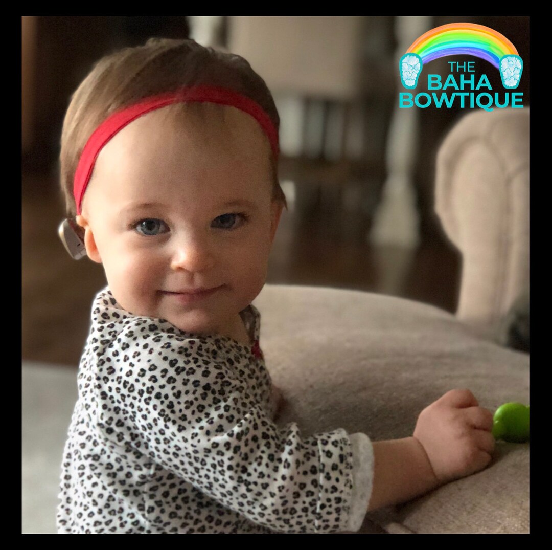 Red Softband for Baha/ponto/adhear (DIY or Assembled) Hearing Device ...