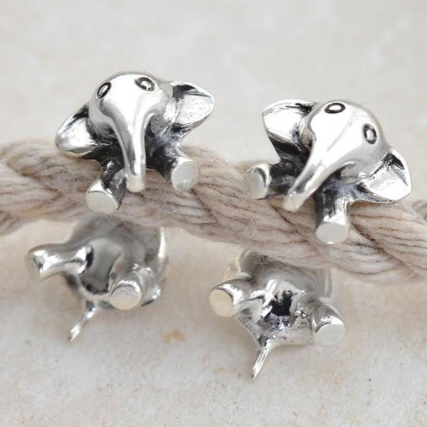 Elephant Studs - Etsy