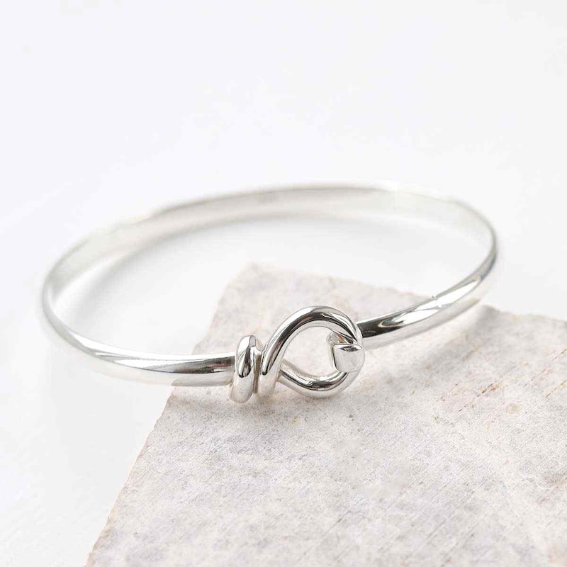 Silver Knot Bracelet - Etsy