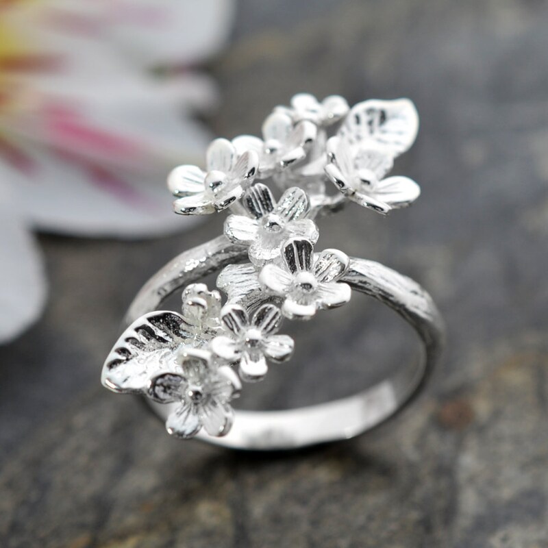 Forget Me Not Ring - Etsy