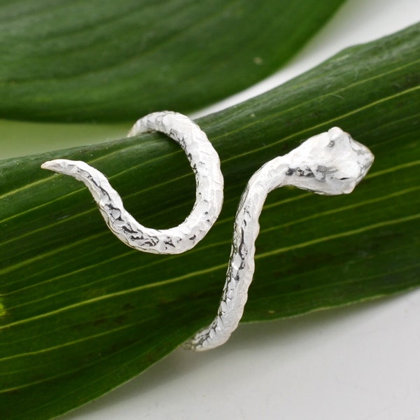 Silver Snake Ring - Etsy