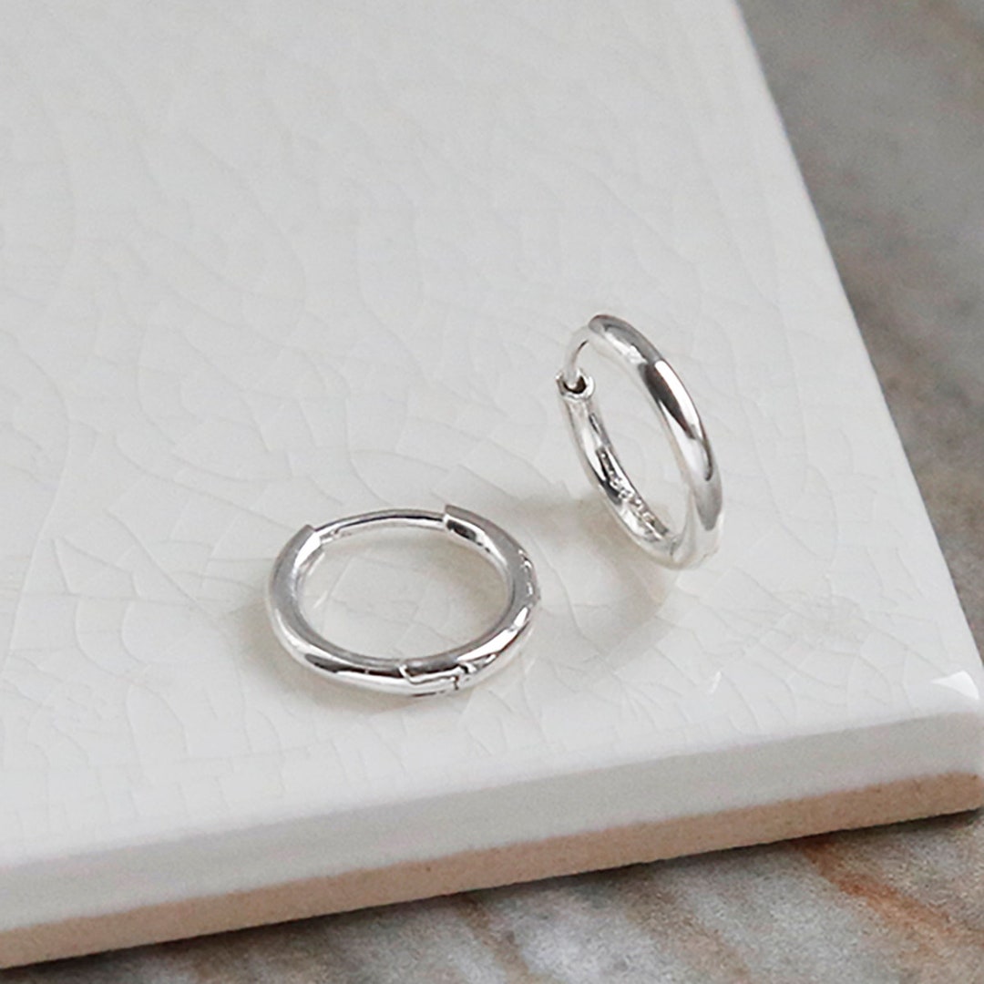 Sterling Silver Big Huggies - Etsy