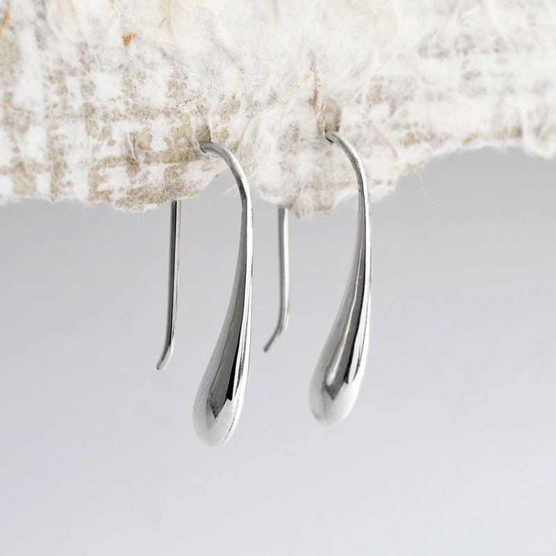 Sterling Silver Drop Earrings - Etsy