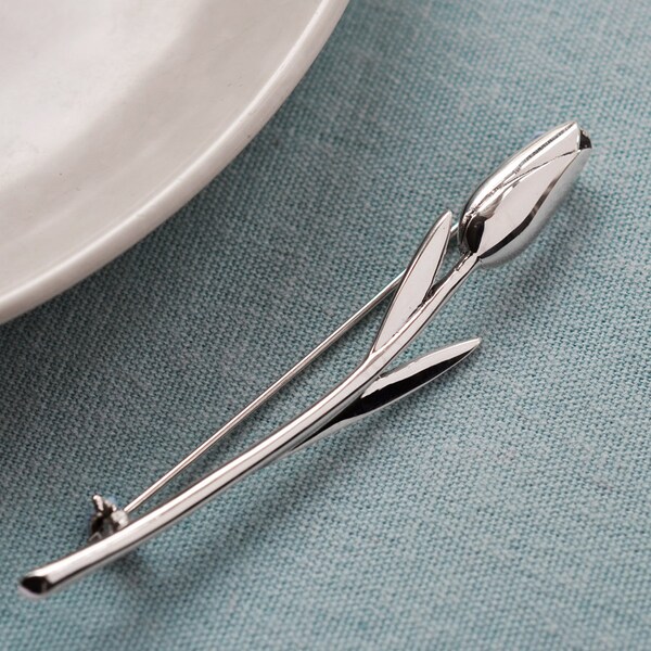 Silver Brooch Pin - Etsy
