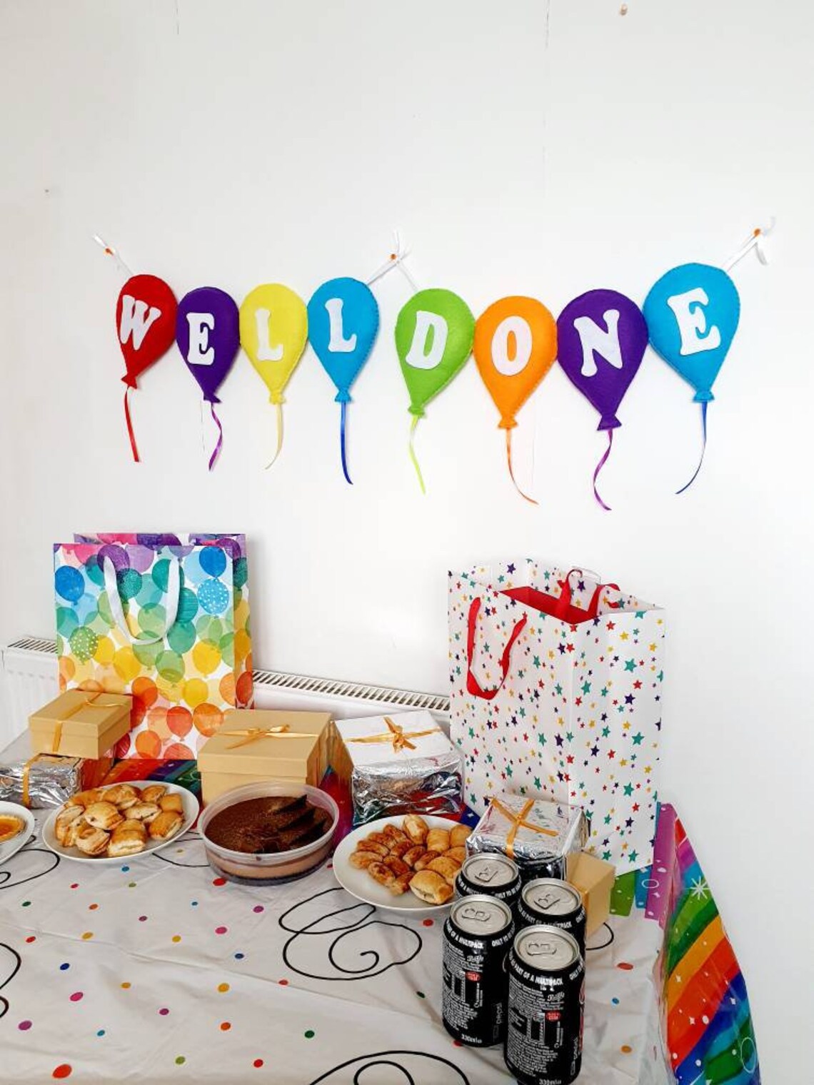 Well Done Balloon Banner Felt Decoration for Parties - Etsy