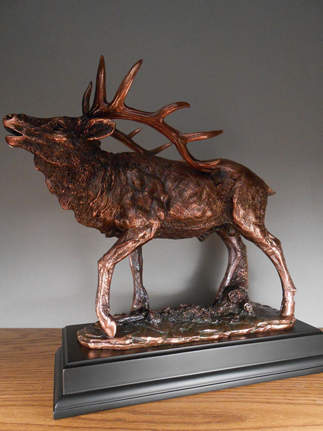 Bugling Large Elk Resin Sculpture - Etsy