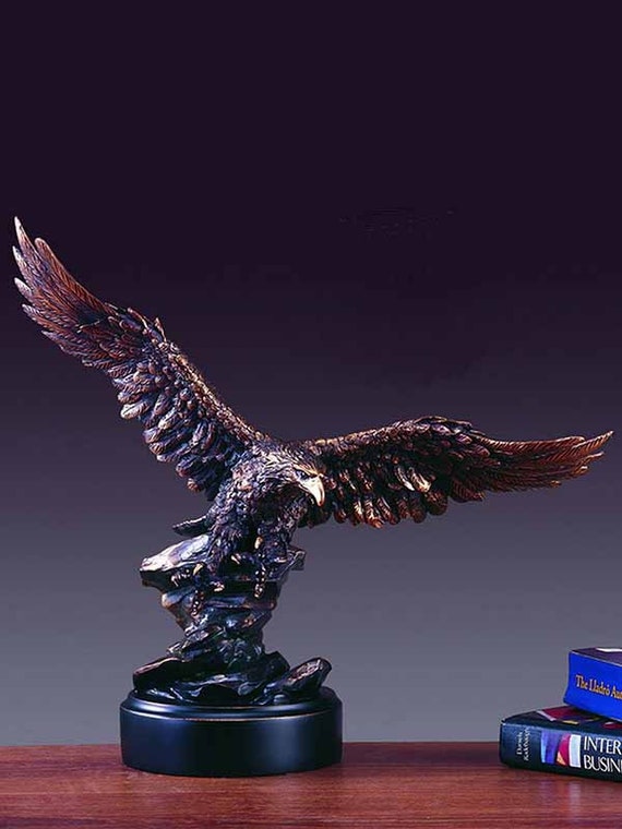 Eagle Resin Statue With Base | Etsy