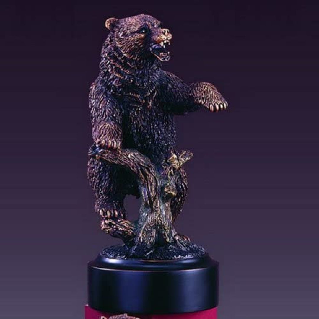 Standing Bear Resin Statue With Base, 7 Inches H - Etsy