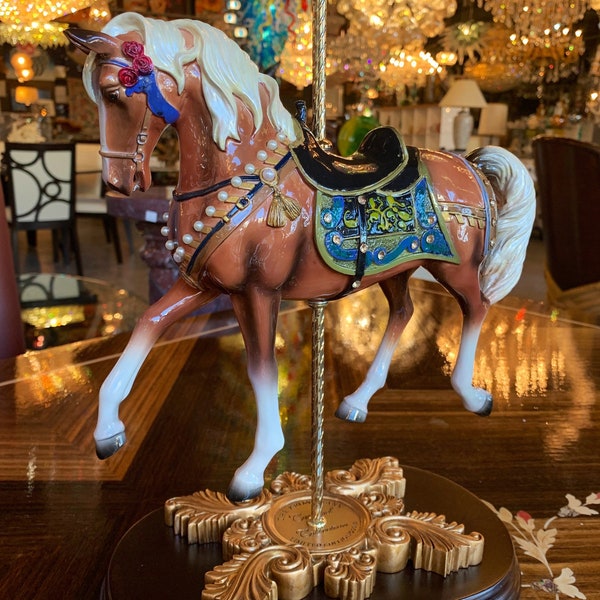 Miniature Carousel Horse - Etsy