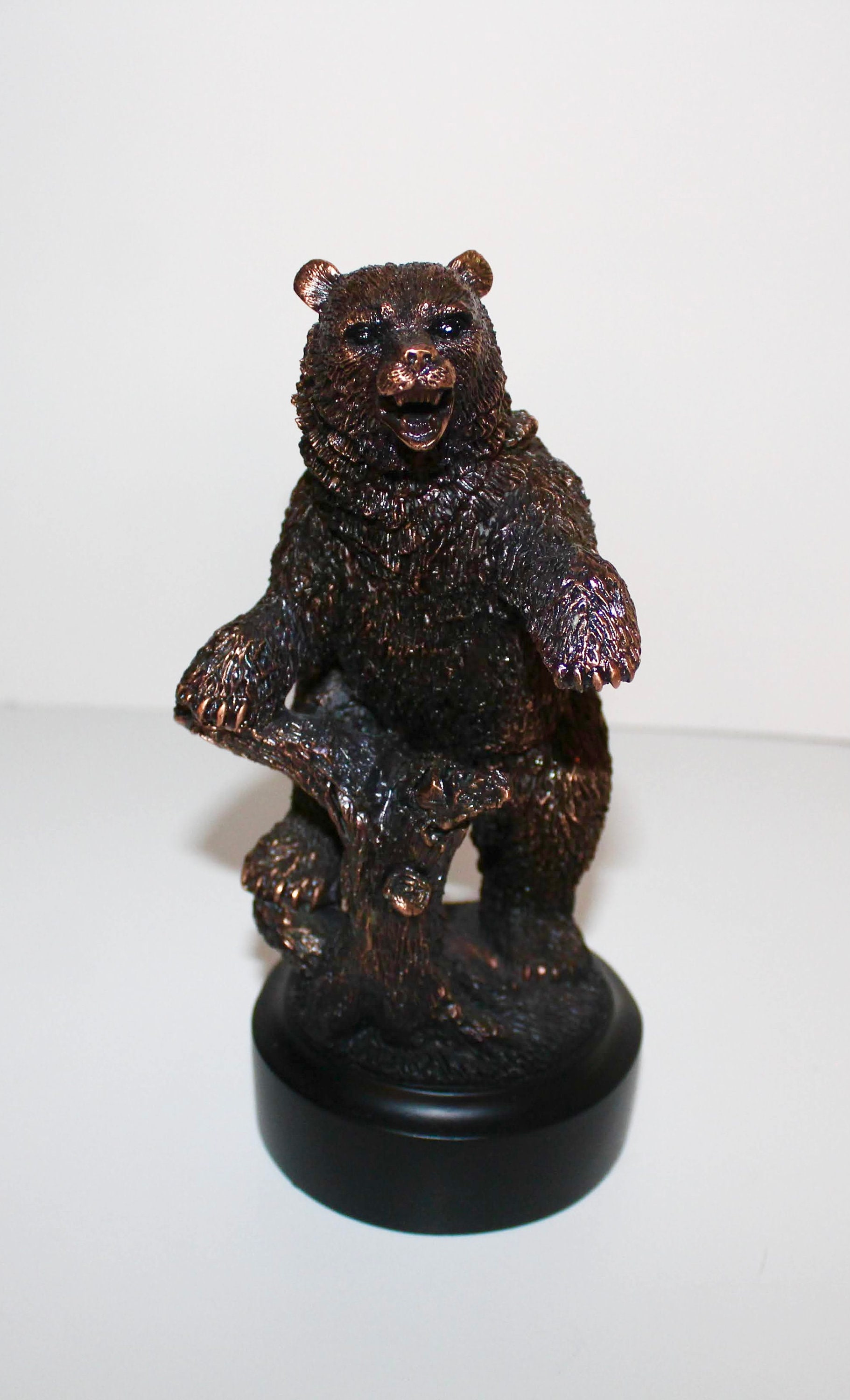 Standing Bear Resin Statue With Base 7 Inches H - Etsy