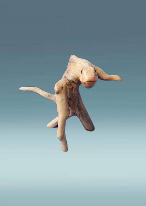 Wooden Lizard Reptile Wood Lizard Wooden Reptile Wood | Etsy