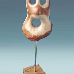 Hand Carved Mask, Wooden Mask, Wood Mask, Mask on Stand, Hand Carved ...