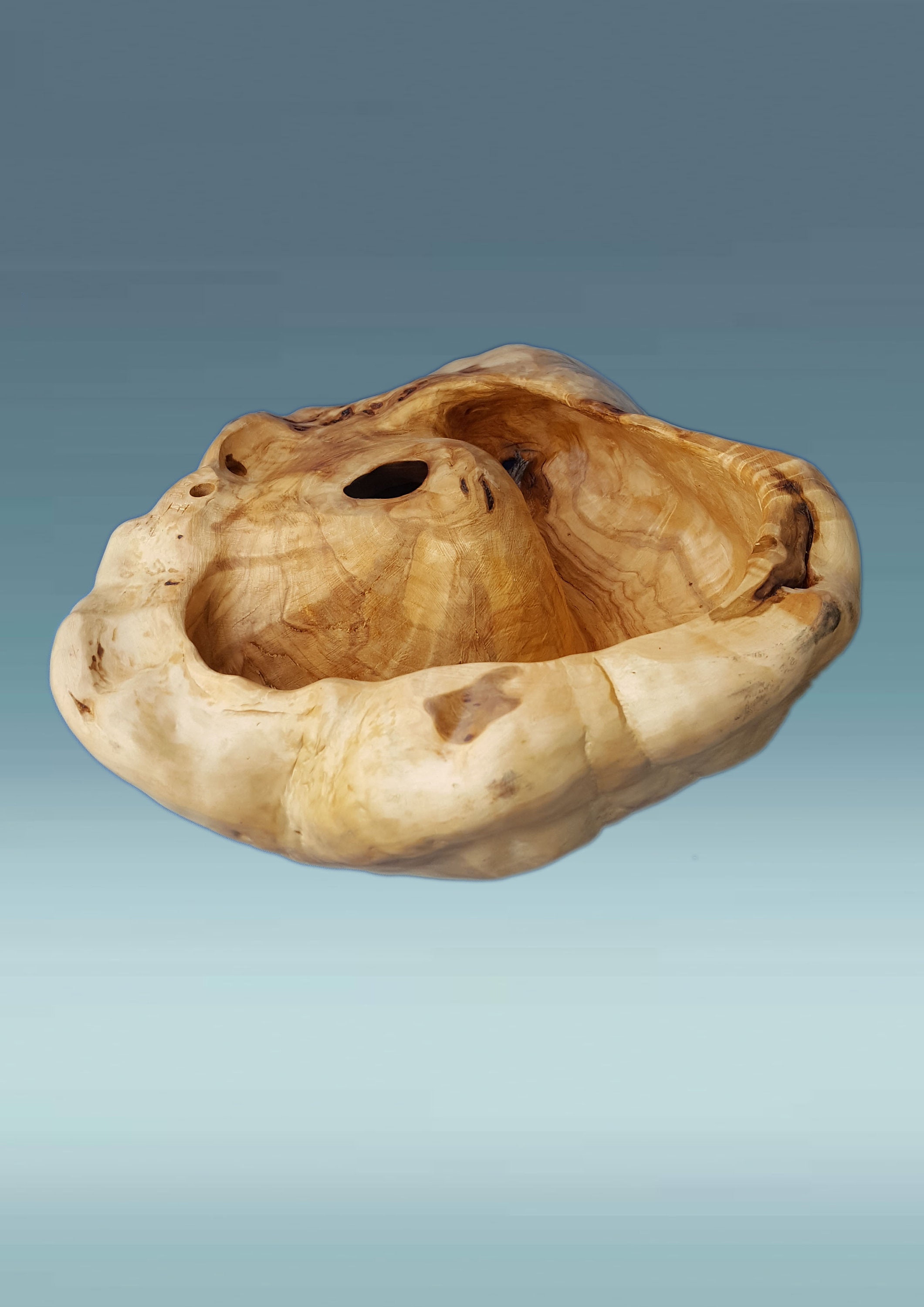 Wooden Mask, Wooden Alien, Wood Carved Mask, Alien Mask, Hanging Mask ...