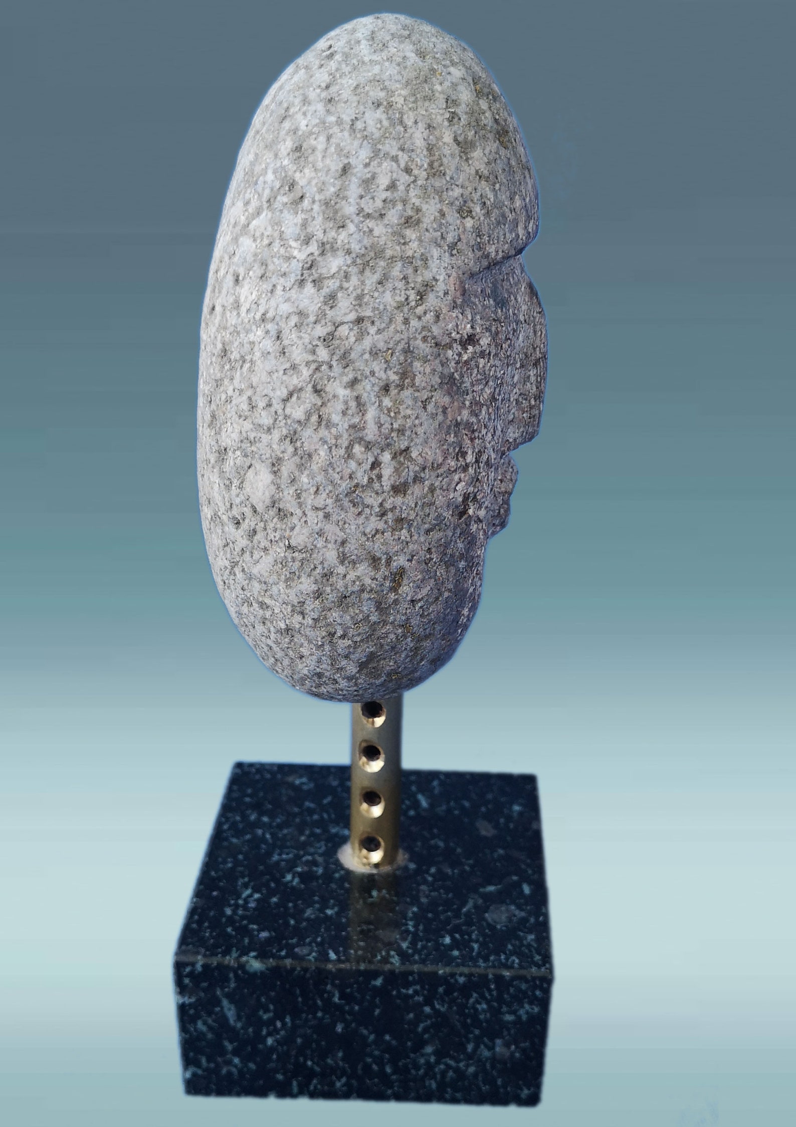 Stone Head Modern Stone Sculpture Stone Decor Modern | Etsy