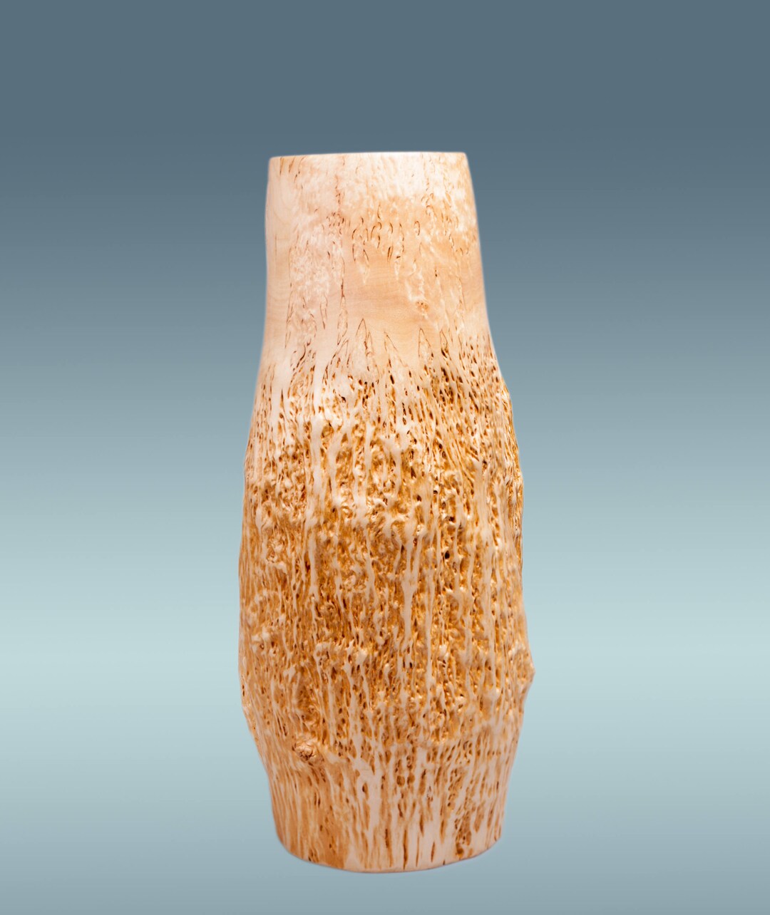 Wood Vase, Wooden Vase, Exotic Wooden Vase, Karelian Birch, Natural ...