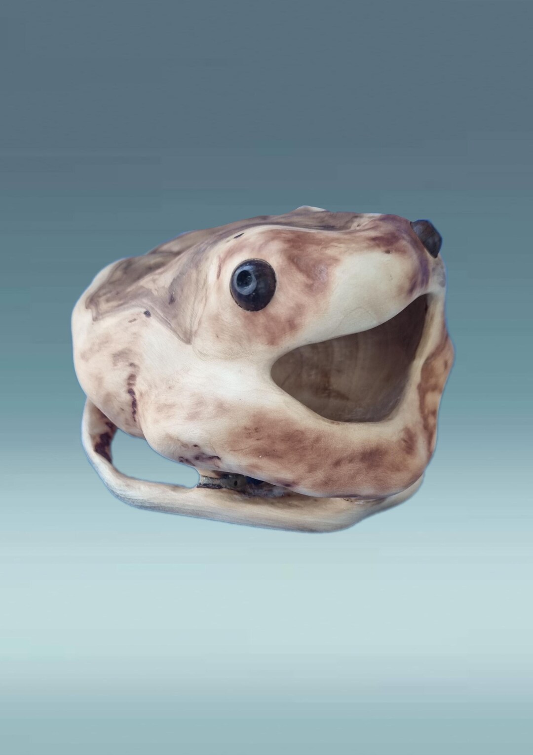 Wooden Frog, Rustic Frog, Wooden Frog Sculpture, Handmade Frog, Frog ...