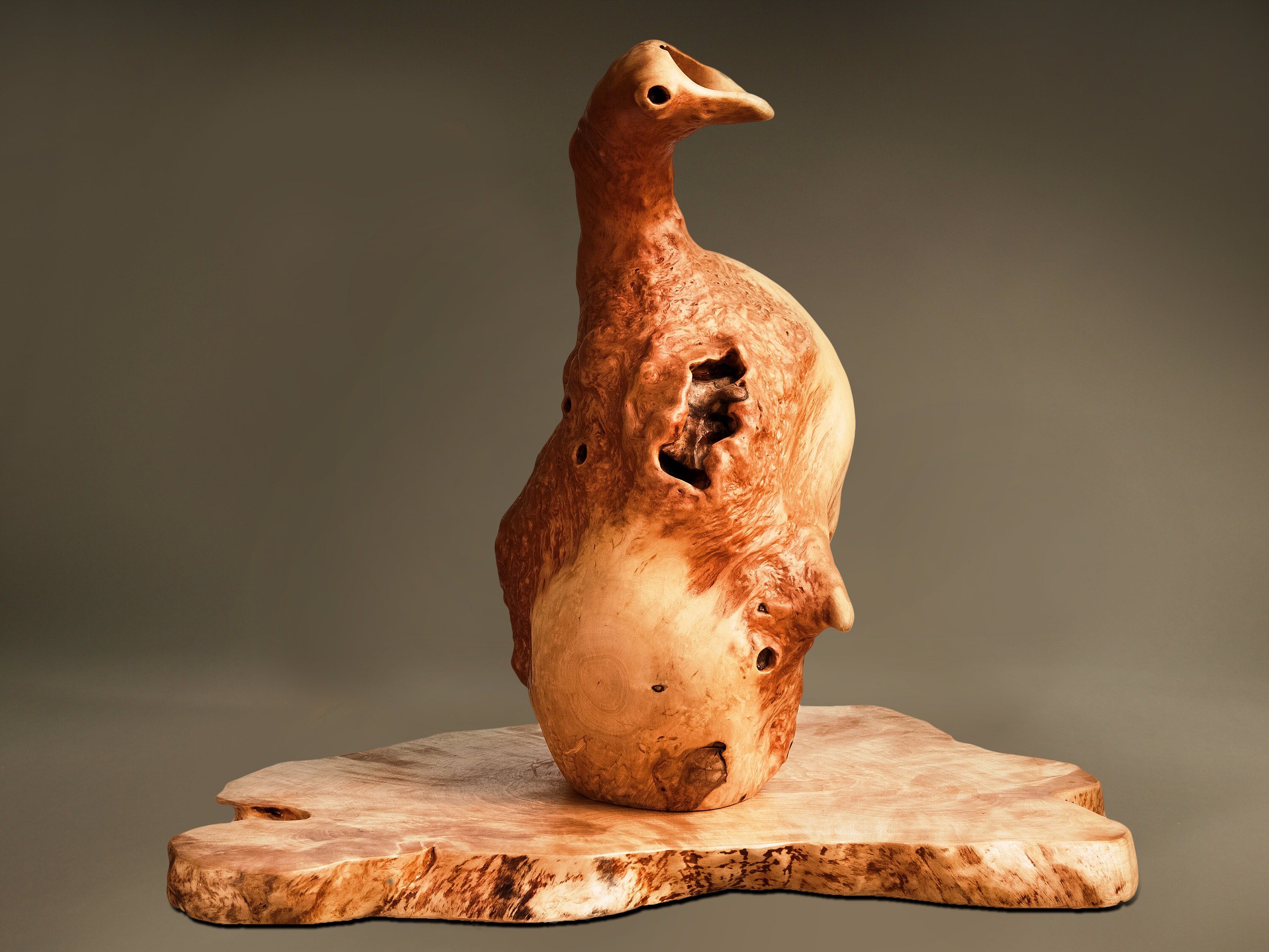 Wooden Goose Goose Goose Sculpture Art Wood Wood - Etsy