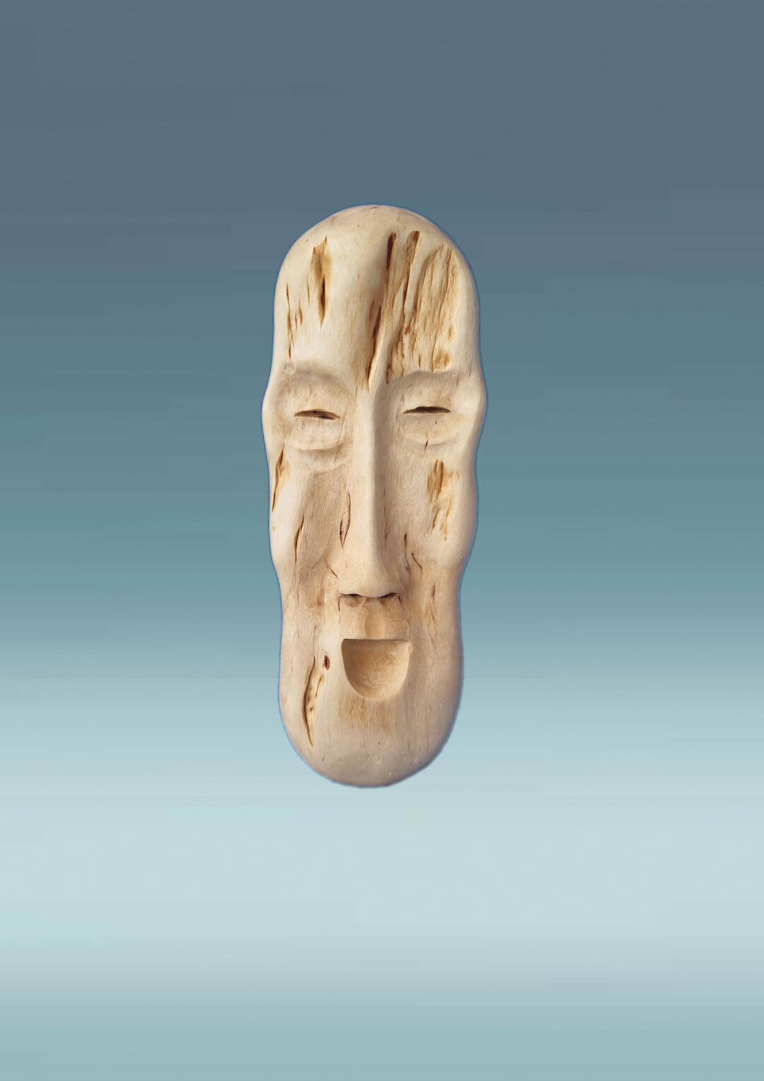 Hand Carved Mask, Wooden Mask, Wood Mask, Small Mask, Wall Mask, Hand ...
