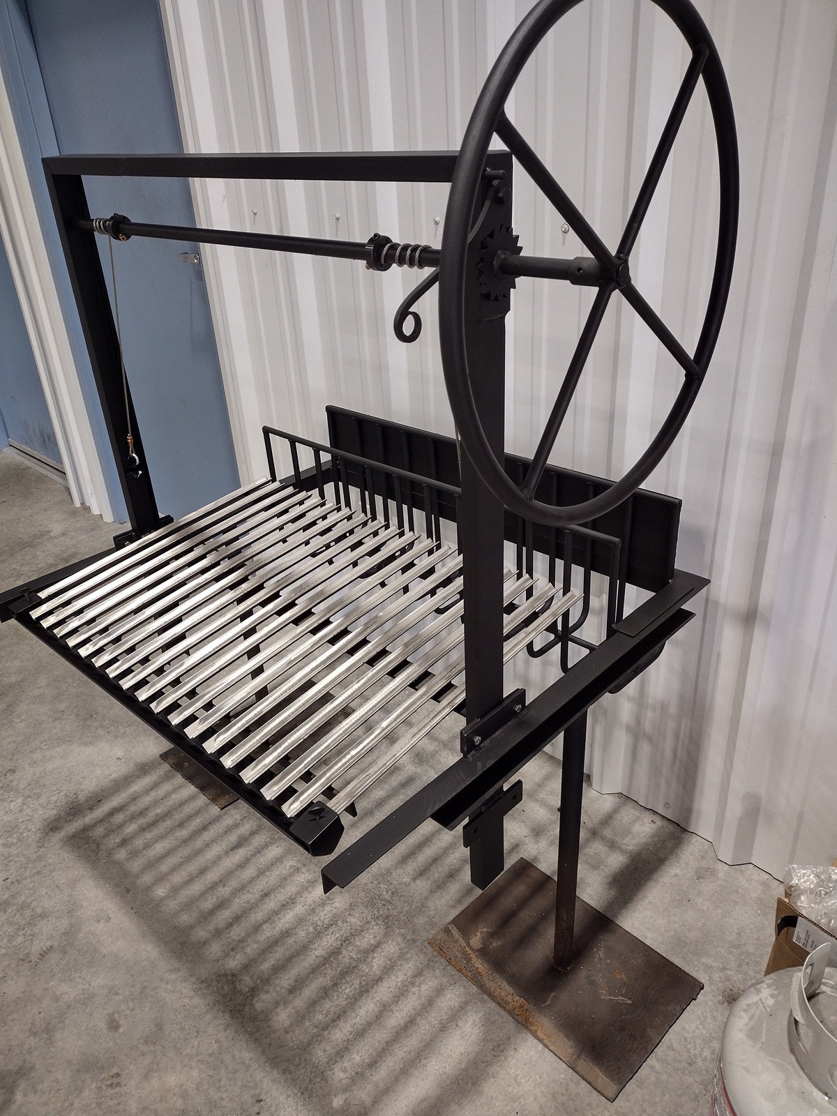 Argentine Masonry Grill Kit With Rear Brasero Plus Flange Argentine V ...