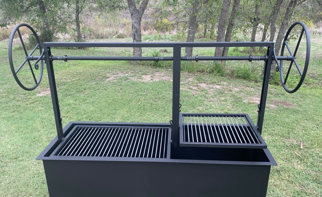 Split Santa Maria Built-in Barbecue Grill With Firebox - Etsy
