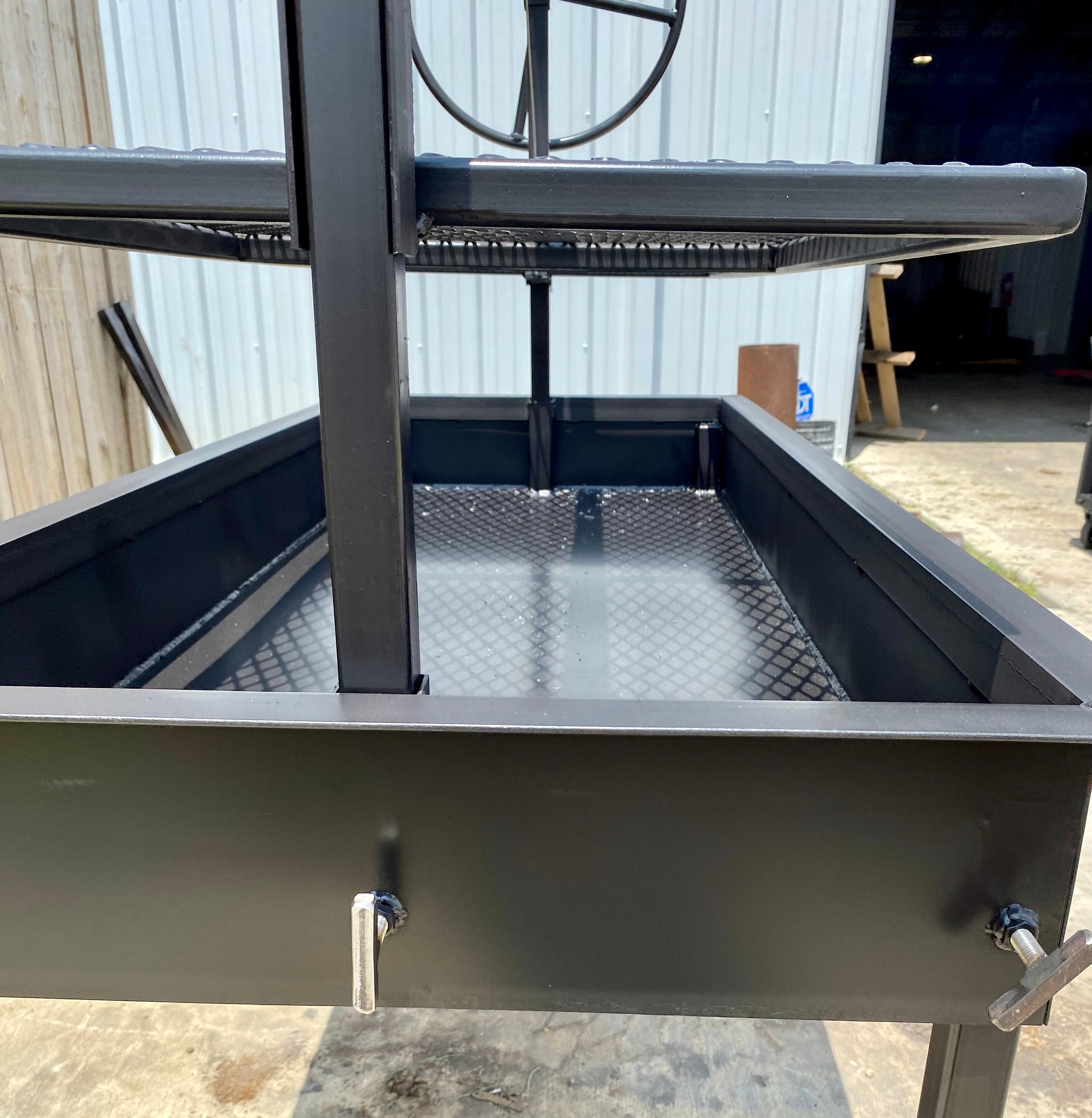 Collapsible Charcoal Catering Grill With Adjustable Grill Grate - Etsy