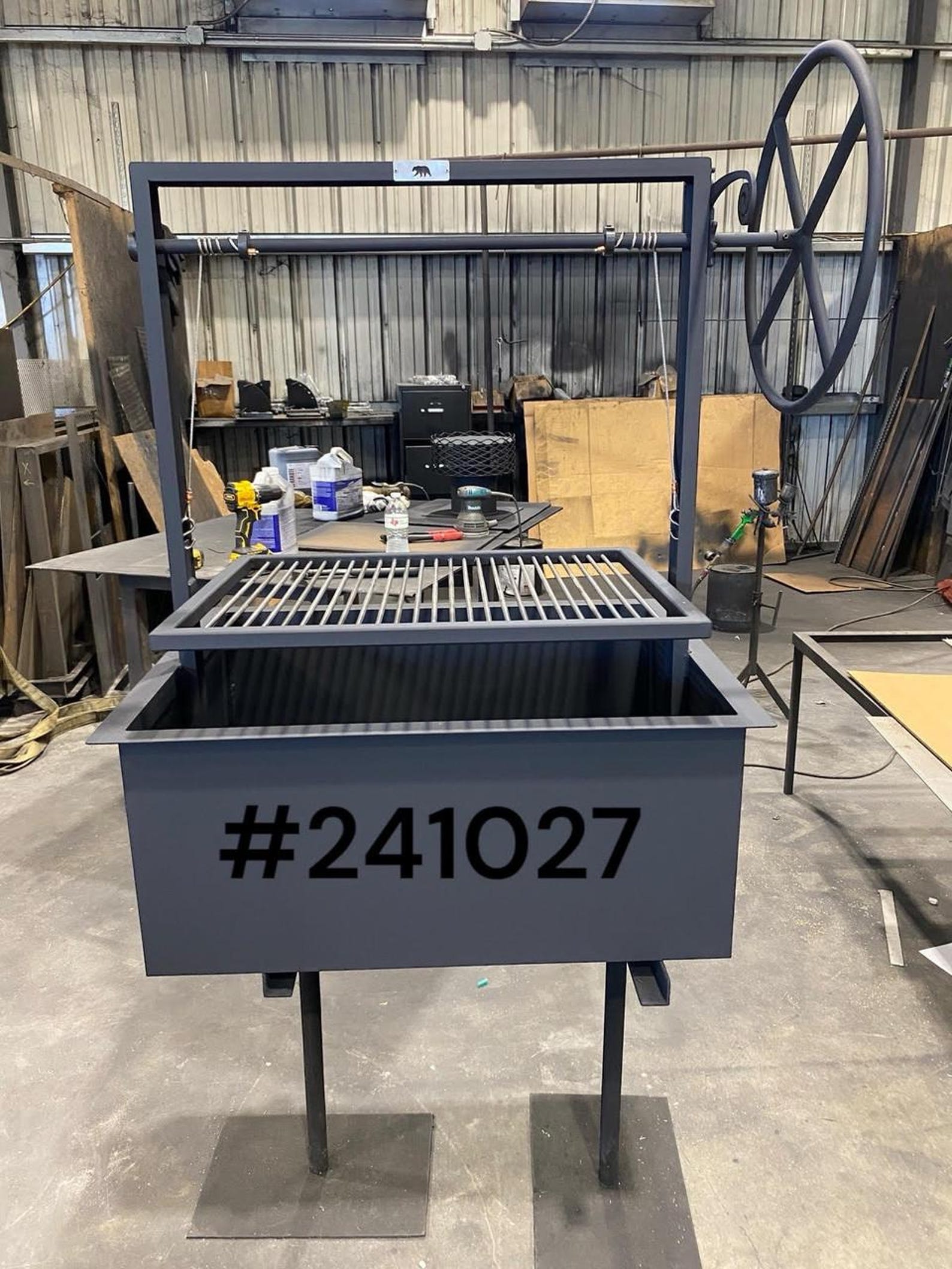 Santa Maria Built-in Barbecue Grill With Steel Firebox - Etsy