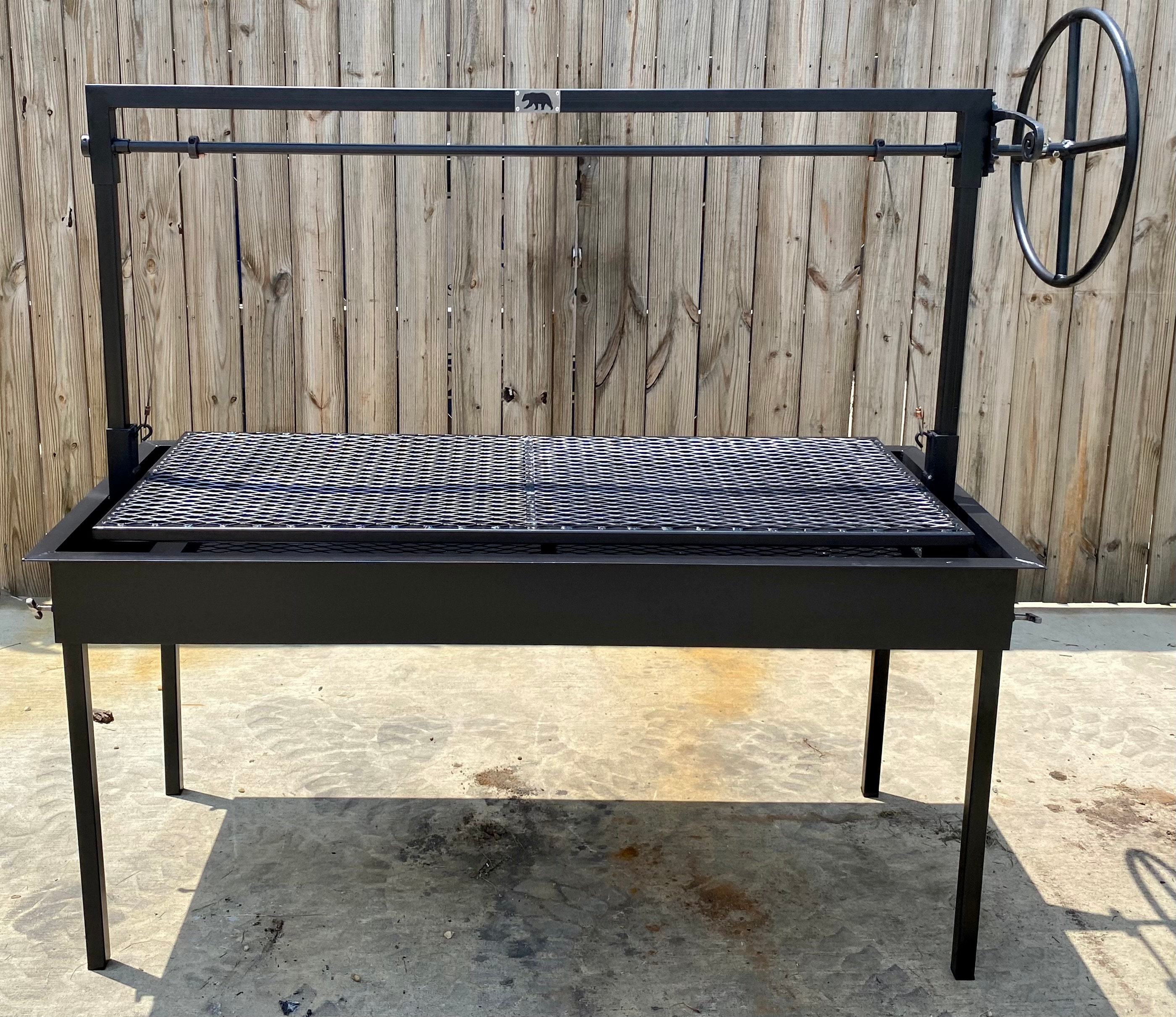 Collapsible Charcoal Catering Grill With Adjustable Grill Grate - Etsy