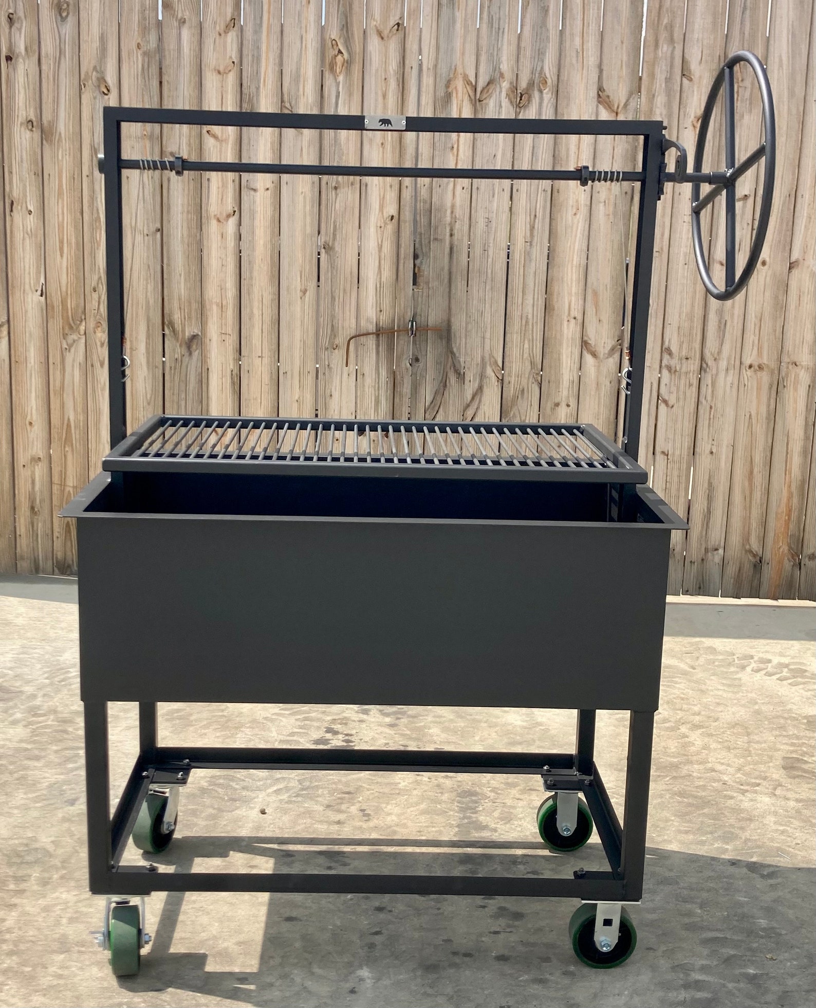 Portable Santa Maria Barbecue Grill Includes Legs With Casters - Etsy