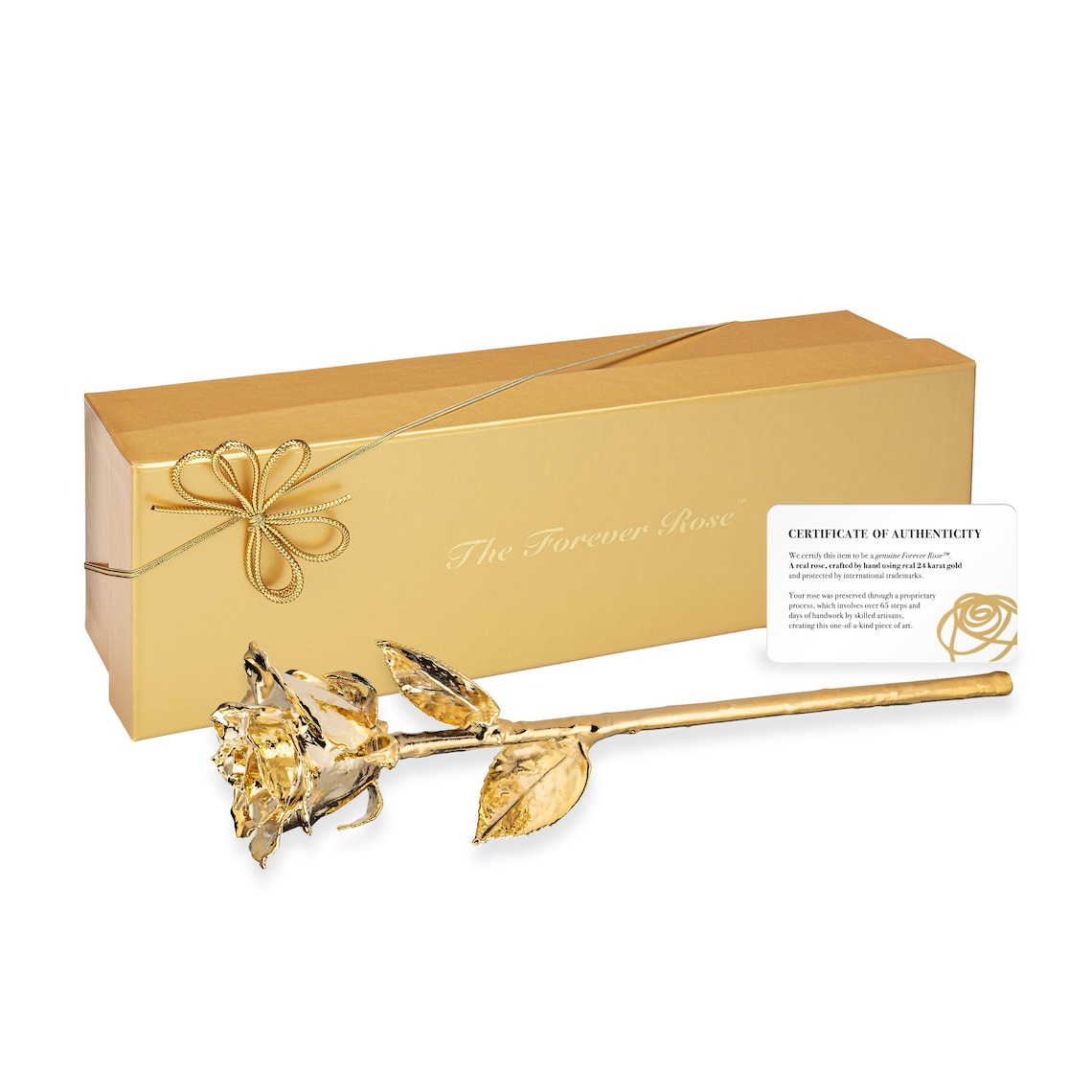 Real Forever Rose Fully Dipped in 24K Gold Includes Gift - Etsy