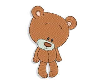 Teddy bear embroidery | Etsy