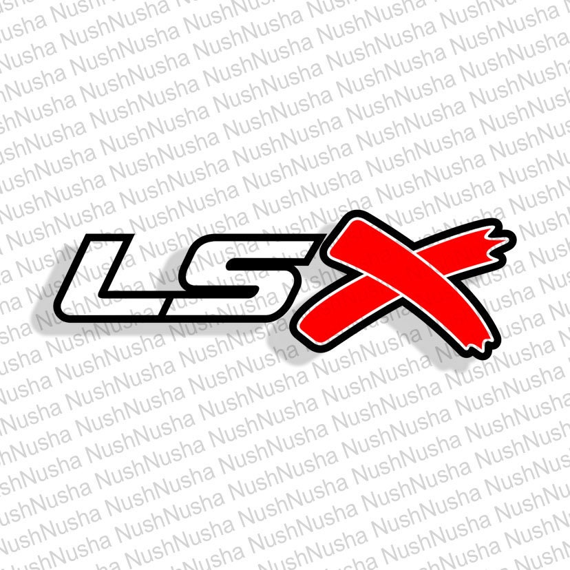 LS X Logo SVG DXF Png eps cdr Vector Digital Cut File | Etsy