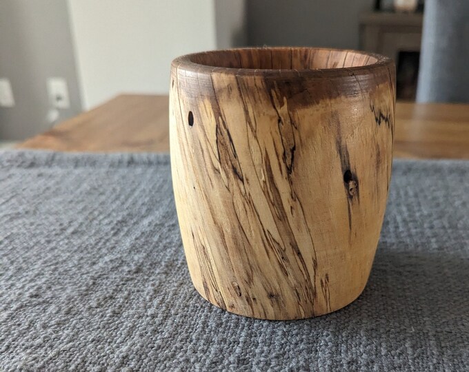 Small Spalted Hickory Dry Planter Wooden Pot - Etsy