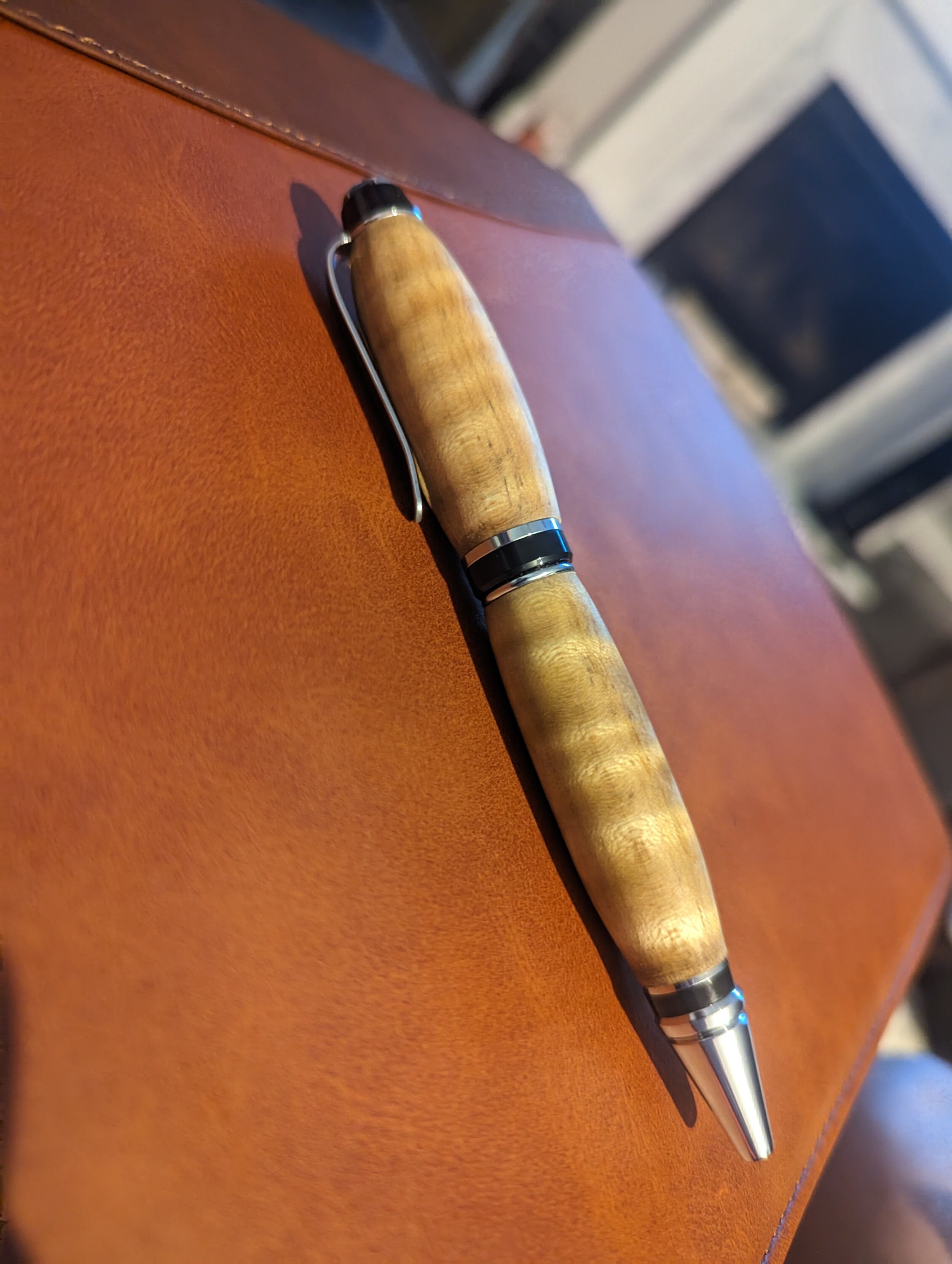 Tiger Maple Handcrafted Wooden Cigar Pen - Etsy