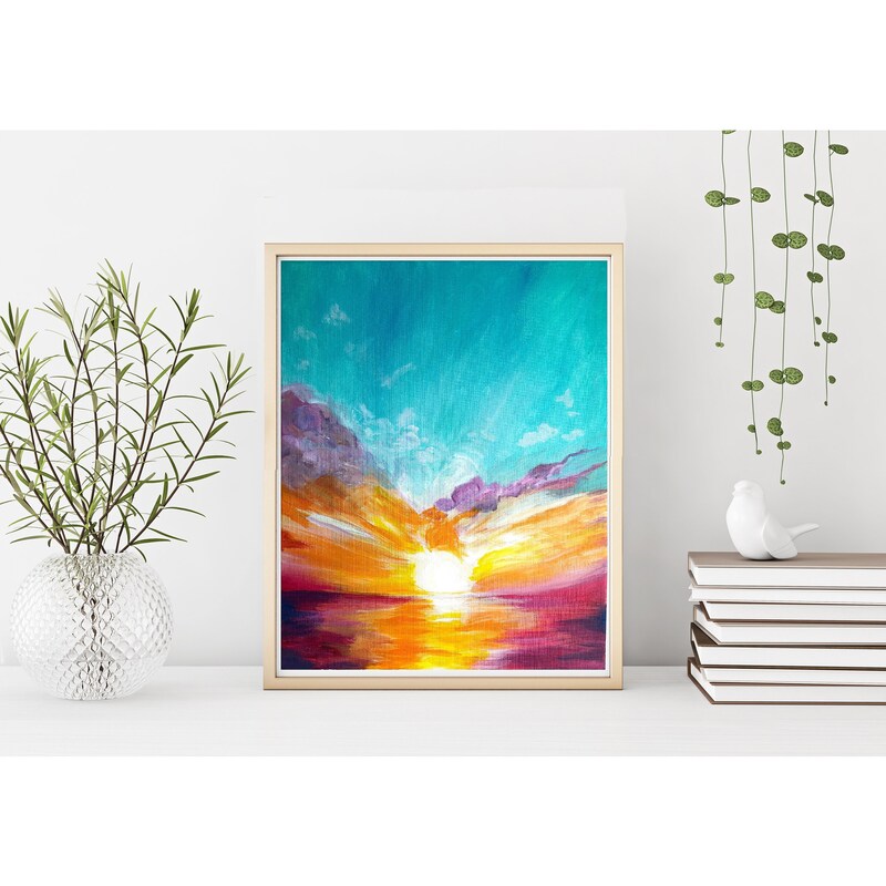 Sunset Paintings - Etsy