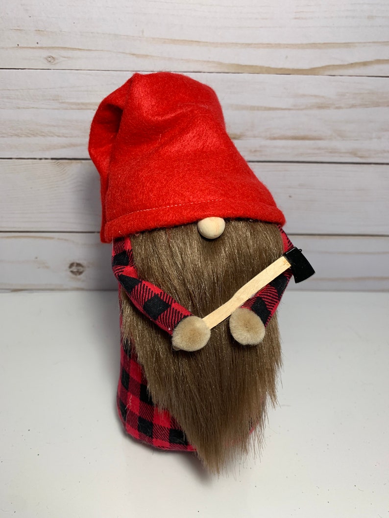 Lumberjack Gnome Minnesota Buffalo Plaid Boy Gnome - Etsy