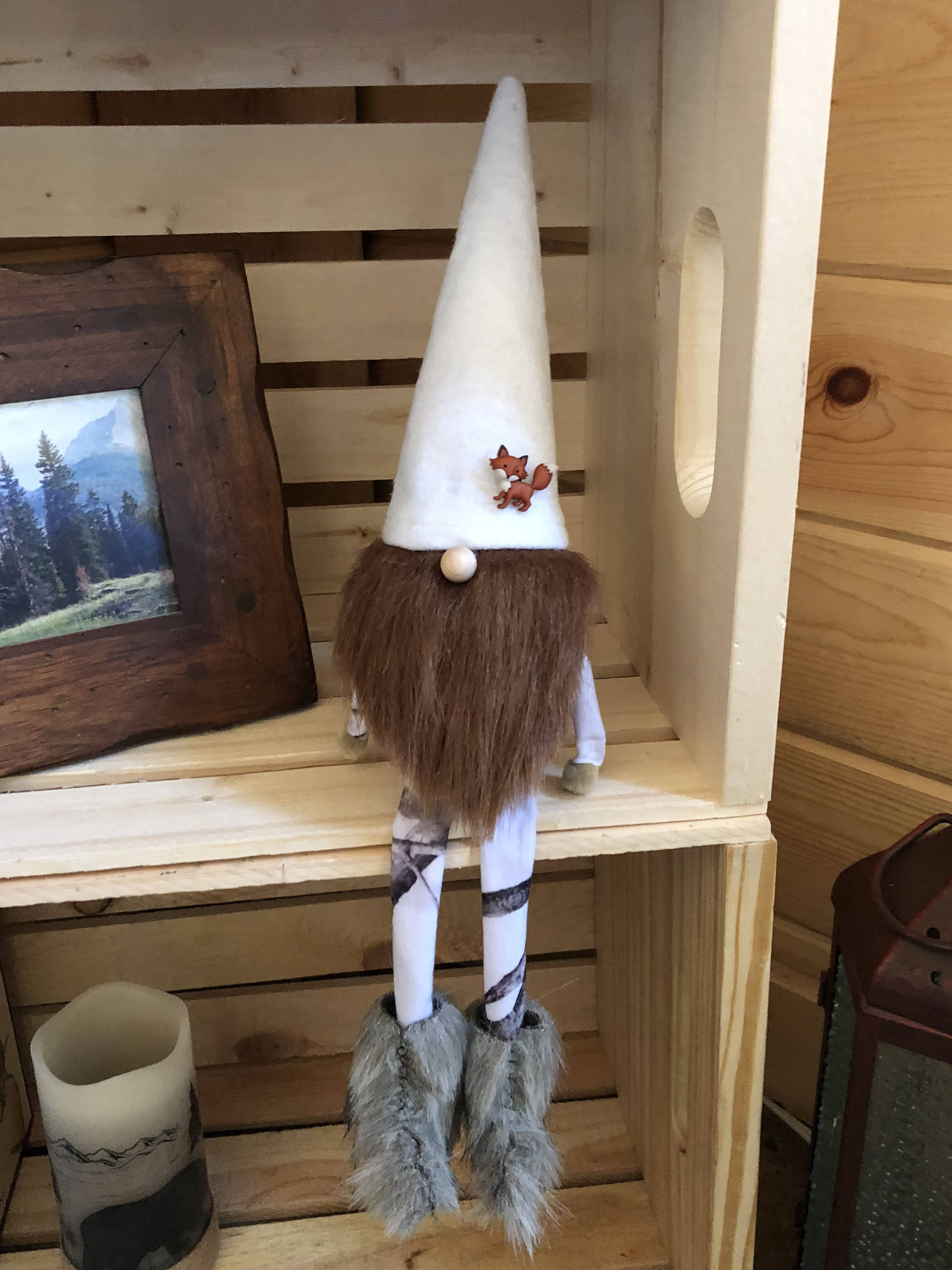 Woodland Gnome Winter Hunting Gnome Boy Tomte Nisse Snow Camo | Etsy