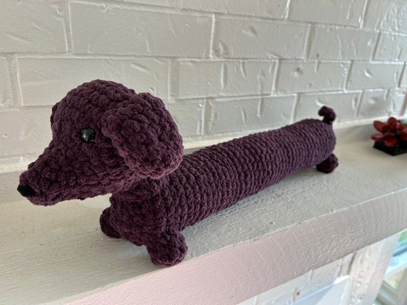 Extra Long Dachshund Crochet Patter - Etsy
