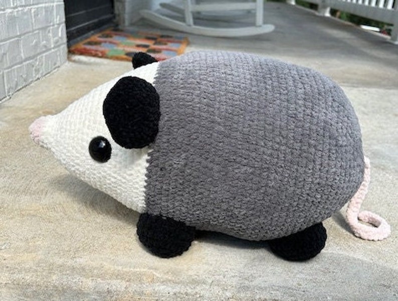 Giant Possum Crochet Pattern, PDF Download Giant Opossum Macro ...