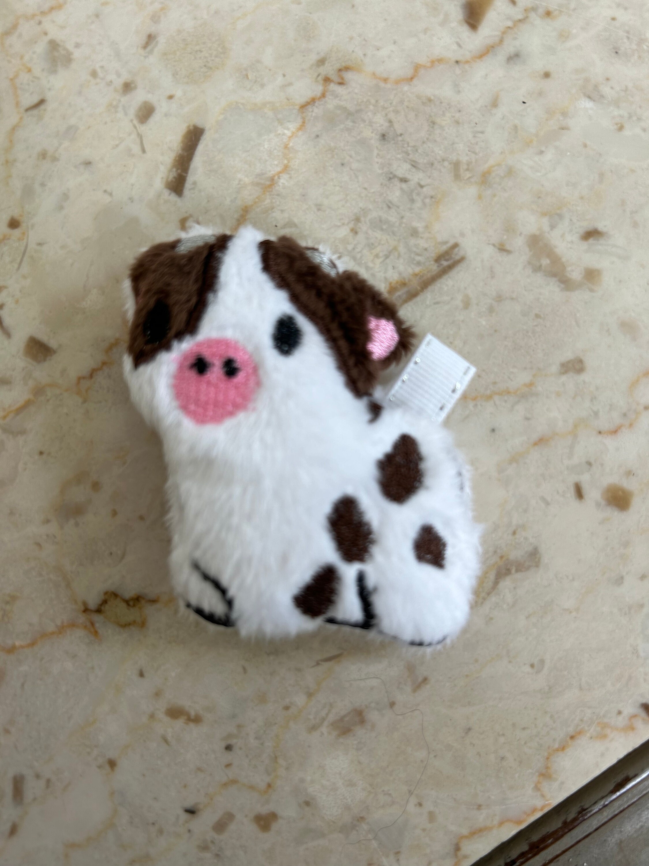 ITH Cow Embroidery Charm Pattern | Keychain Plush in the Hoop | ITH ...