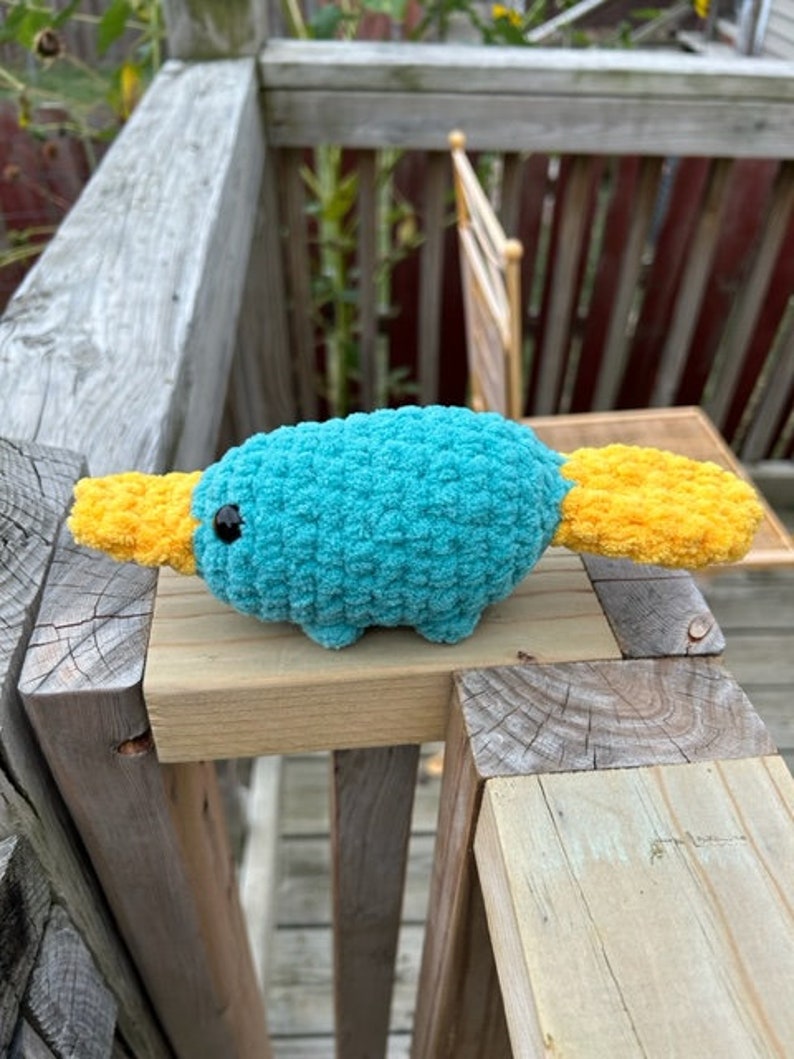No Sew Platypus Crochet Pattern - Etsy