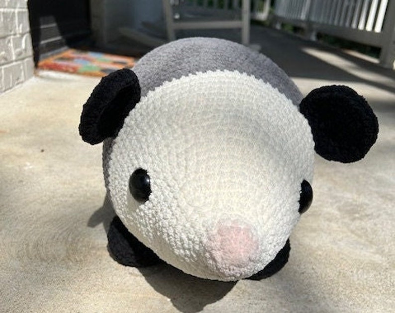 Giant Possum Crochet Pattern, PDF Download Giant Opossum Macro ...