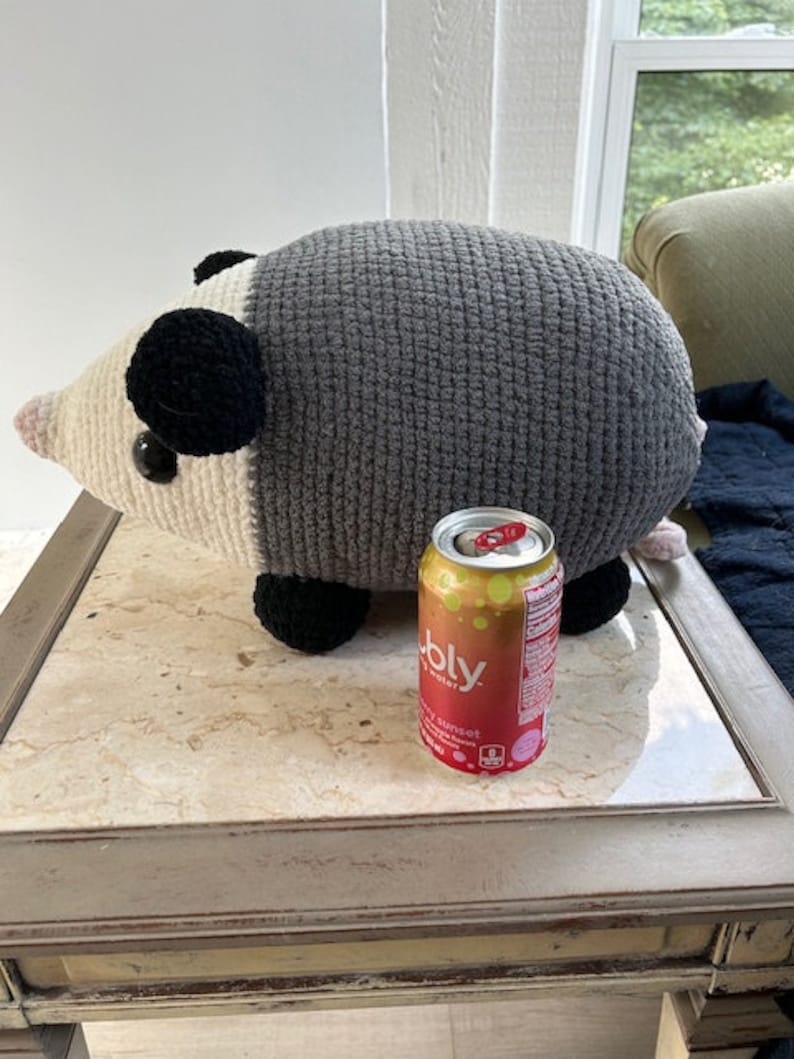 Giant Possum Crochet Pattern, PDF Download Giant Opossum Macro ...