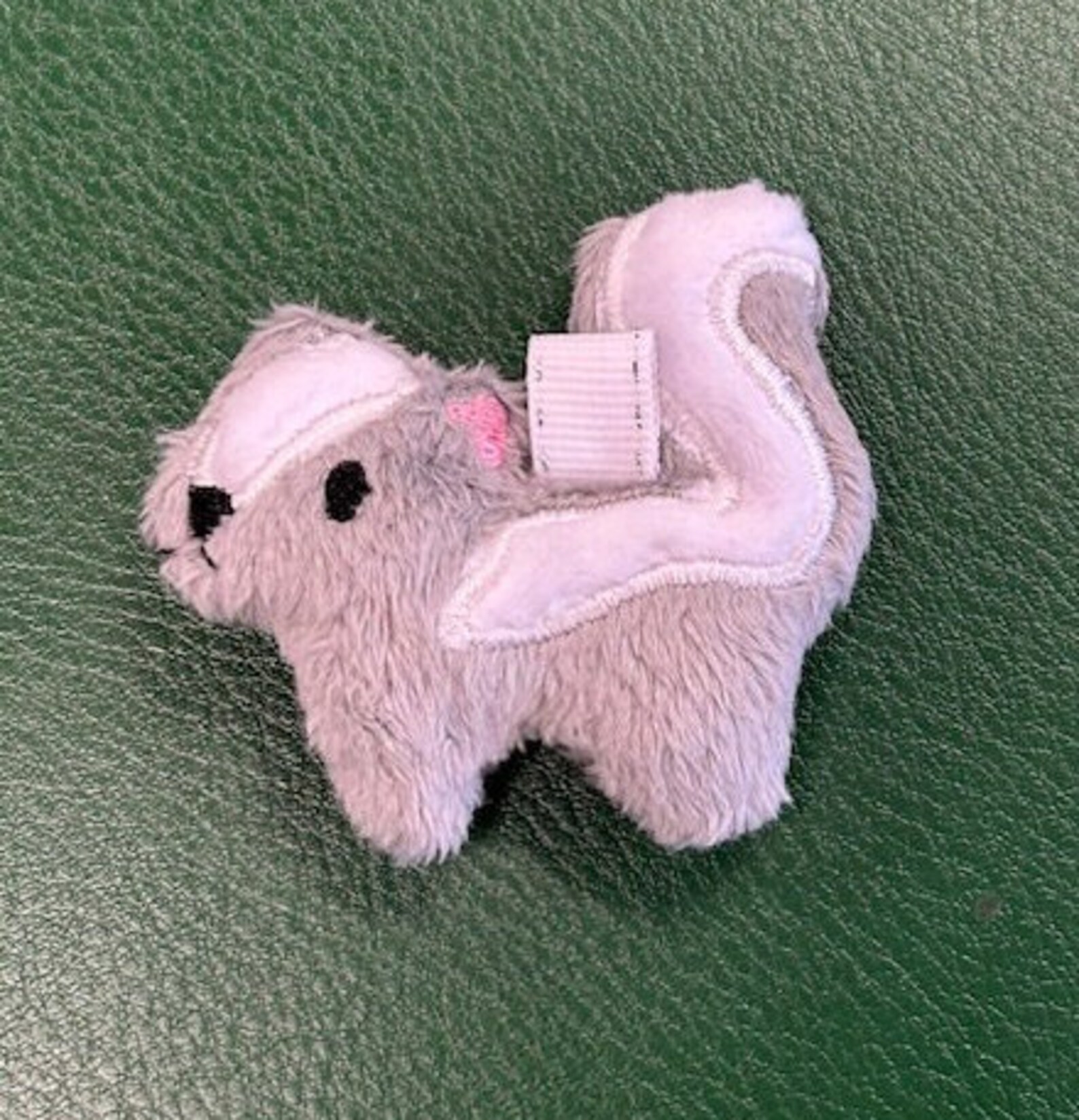 ITH Skunk Embroidery Charm Pattern | Keychain Plush in the Hoop | ITH ...