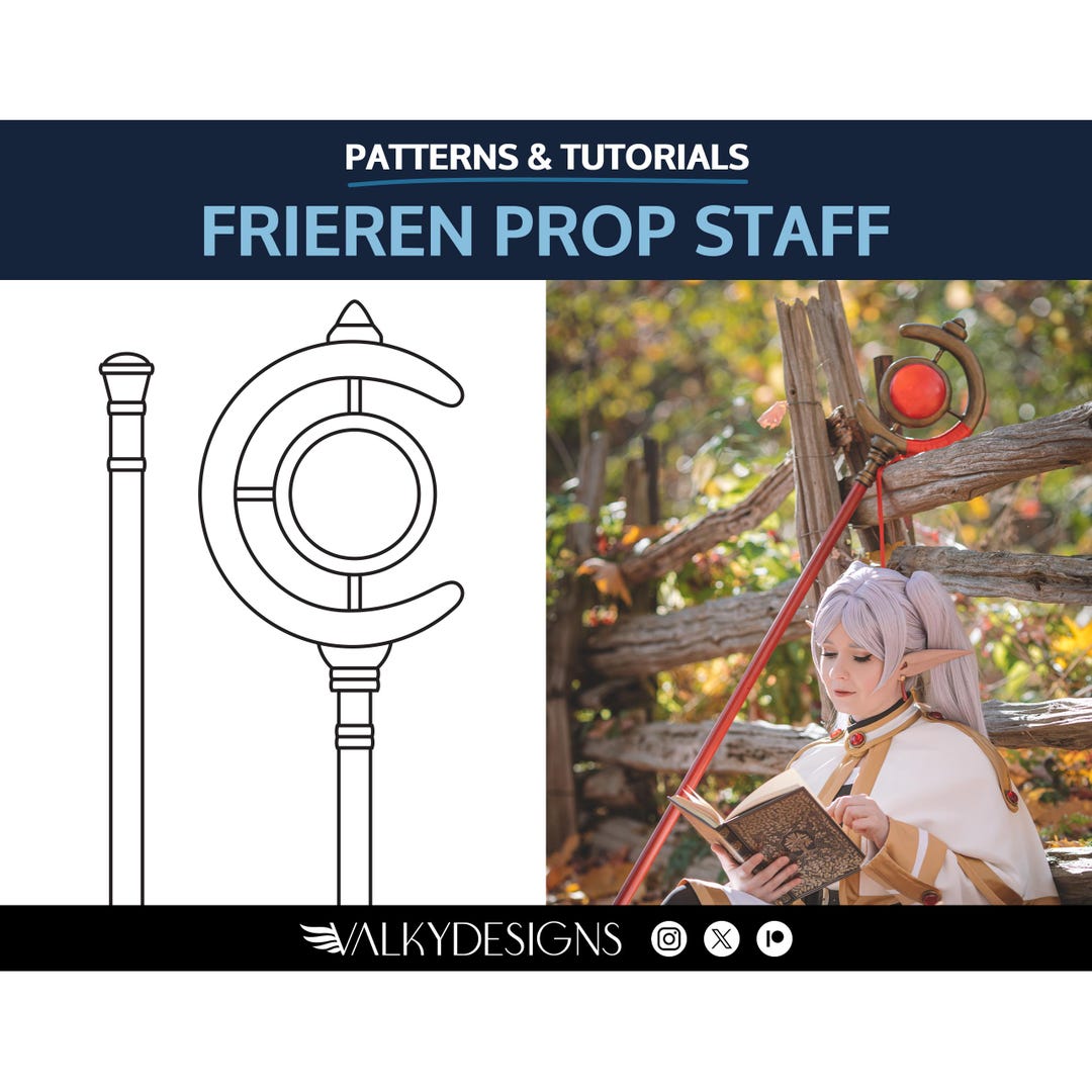 Patterns & Tutorials | Frieren Prop Staff - Etsy