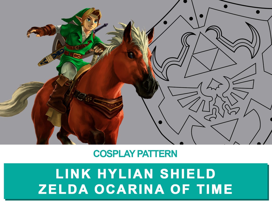 Link: Hylian Shield - Cosplay PDF Vector Pattern | the Legend of Zelda ...