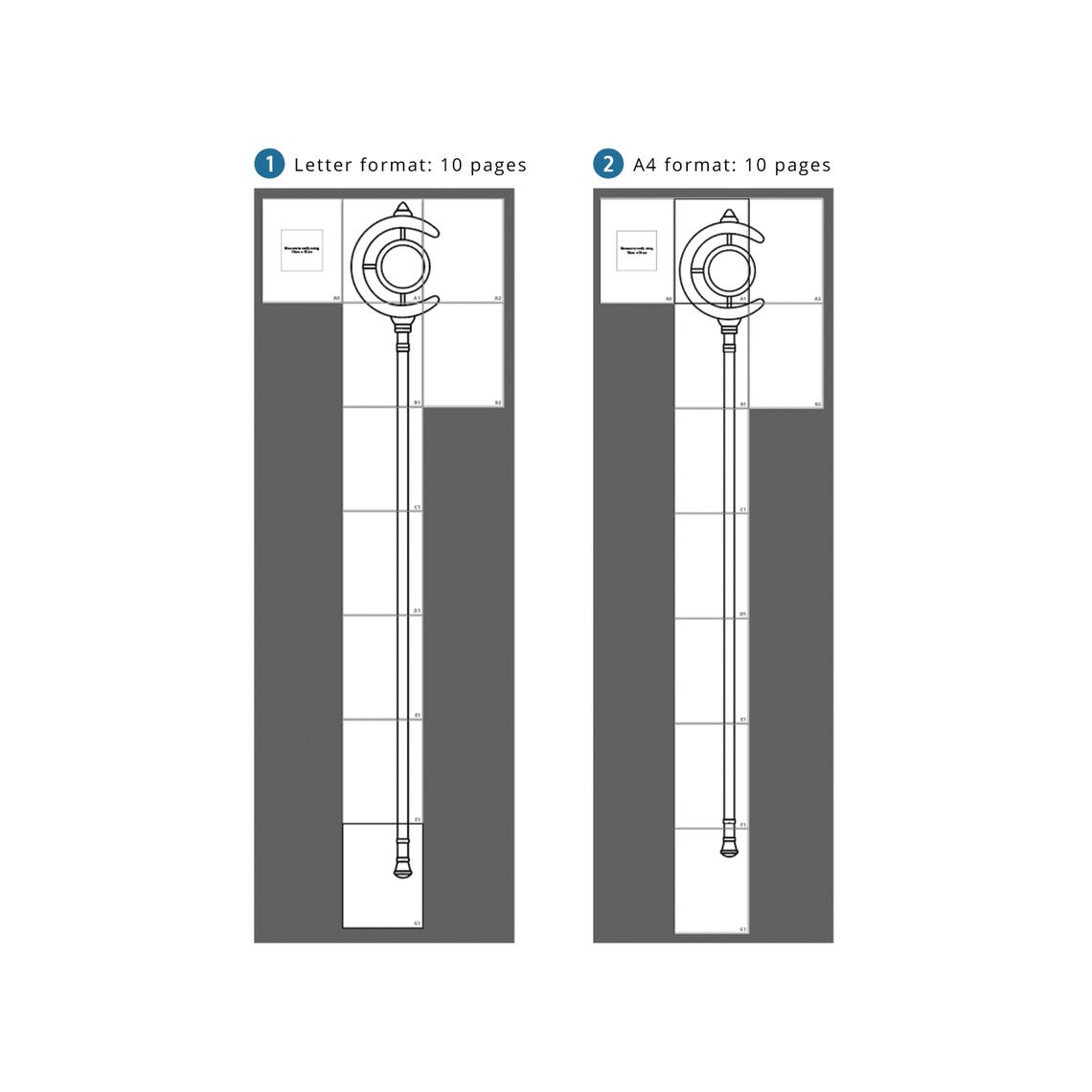 Patterns & Tutorials | Frieren Prop Staff - Etsy
