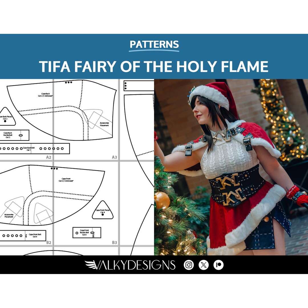 Patterns | Tifa Lockhart Fairy of the Holy Flame - Etsy