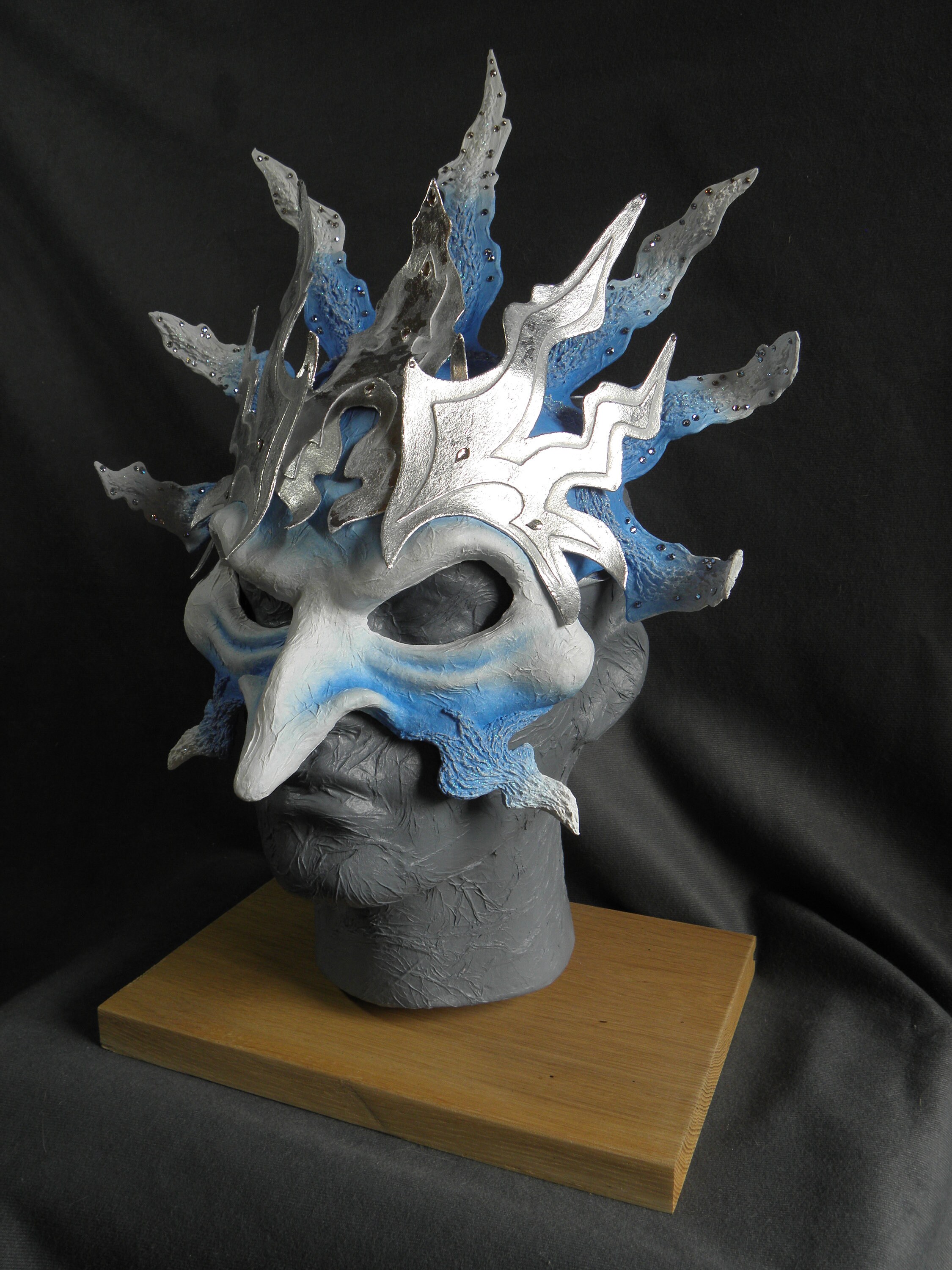 Jack Frost Masquerade Mask Ice King Masquerade Mask - Etsy